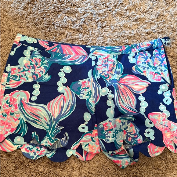 Lilly Pulitzer | Shorts | Lilly Pulitzer Magnolia Short Blue And Pink ...